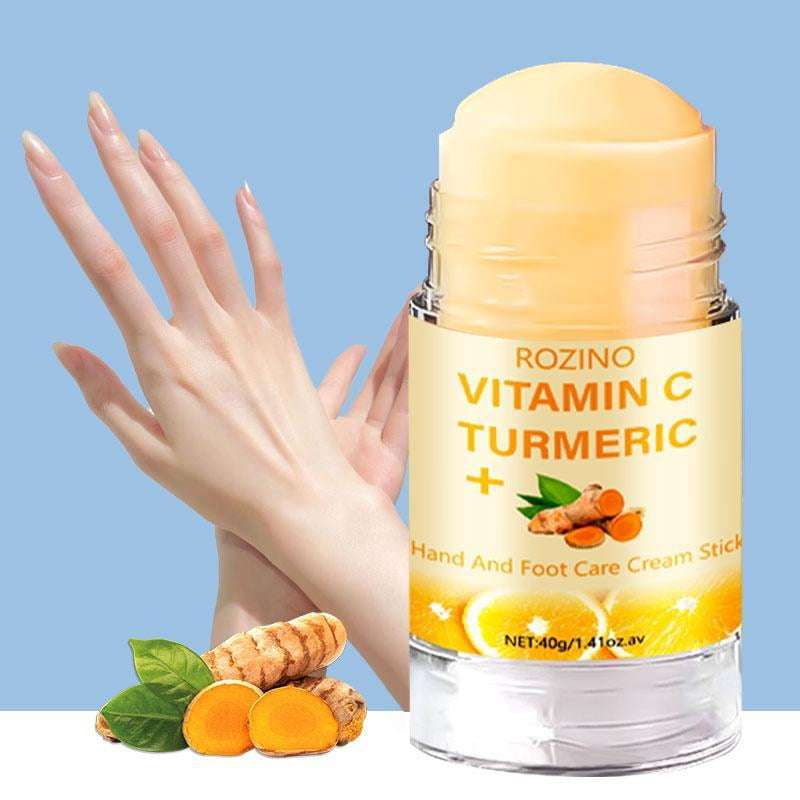 40g Turmeric Vitamin C Hand Balm Stick, Moisturizing Hand Cream Foot ...