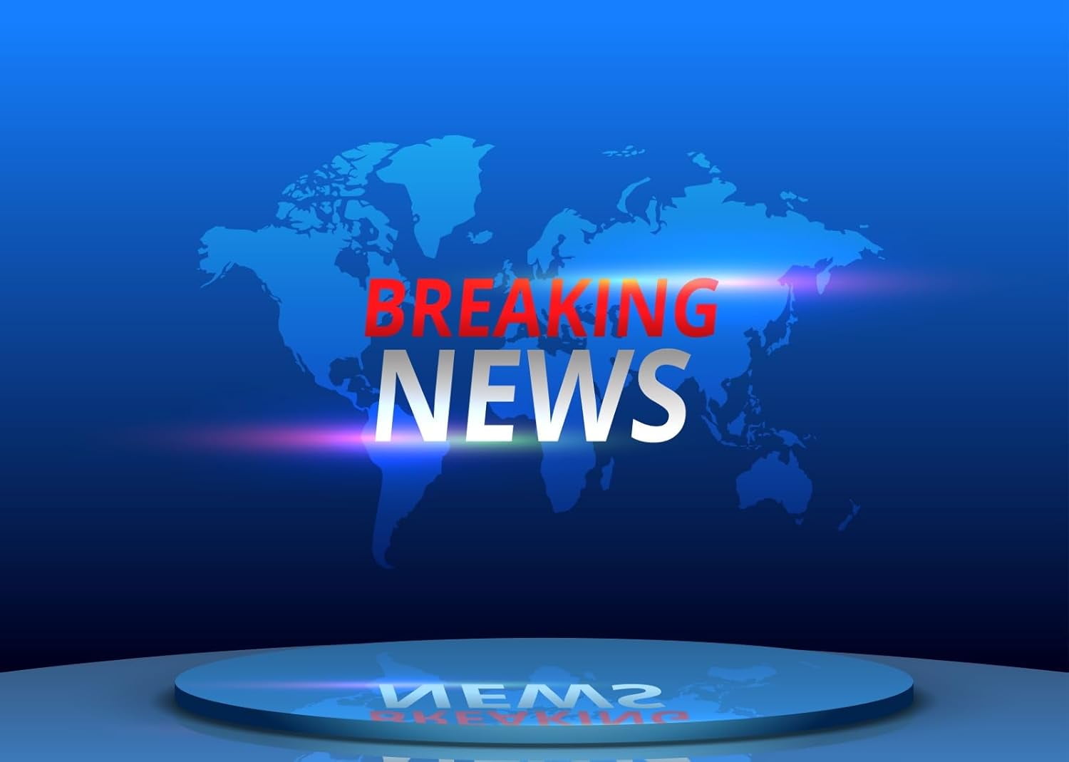 40in*60in Fabric News Broadcast Backdrop Breaking News Report 3D ...