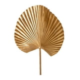 40in. Artificial Golden Ruffled Fan Palm Stems, Set of 3 - Walmart.com
