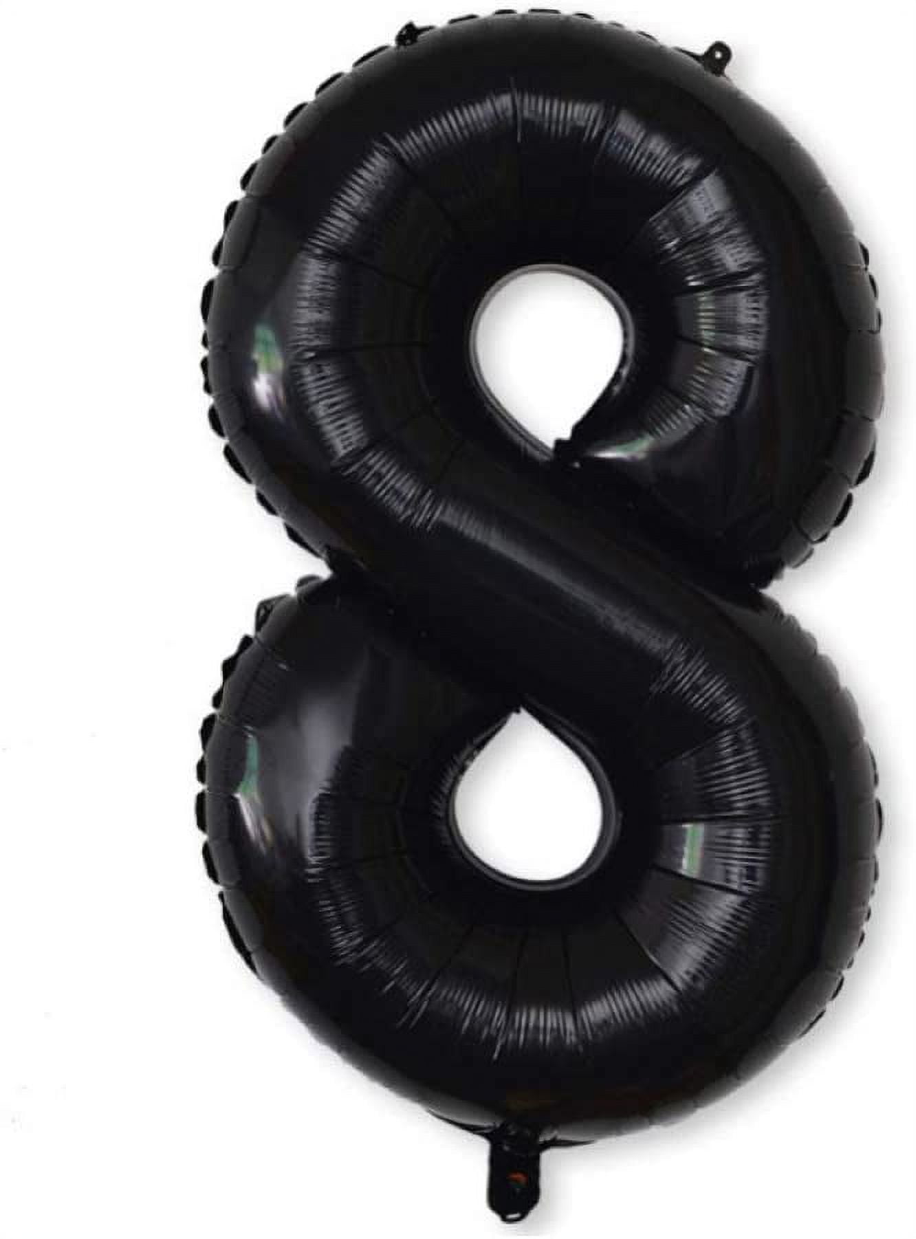 40in Black Foil Number Balloon - Perfect for Celebrations - Walmart.com