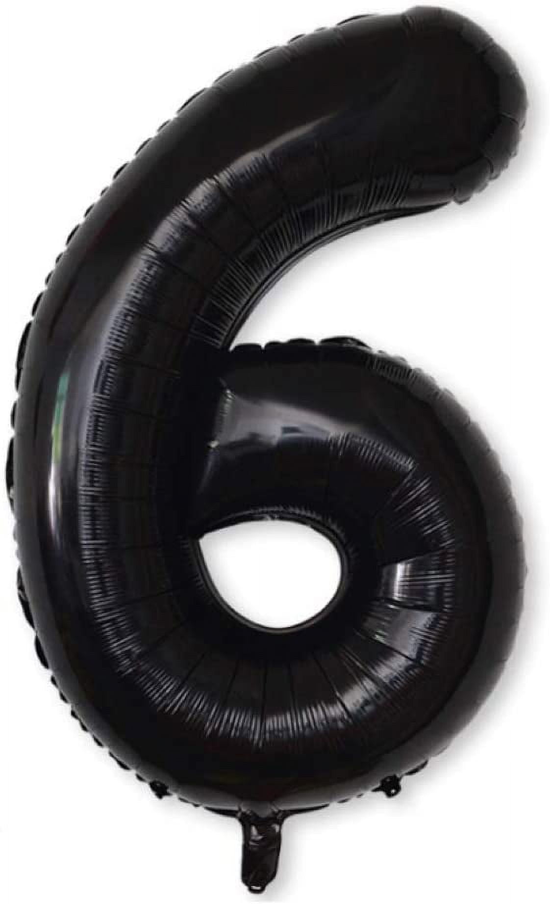 40in Black Foil Number Balloon - Perfect for Celebrations - Walmart.com