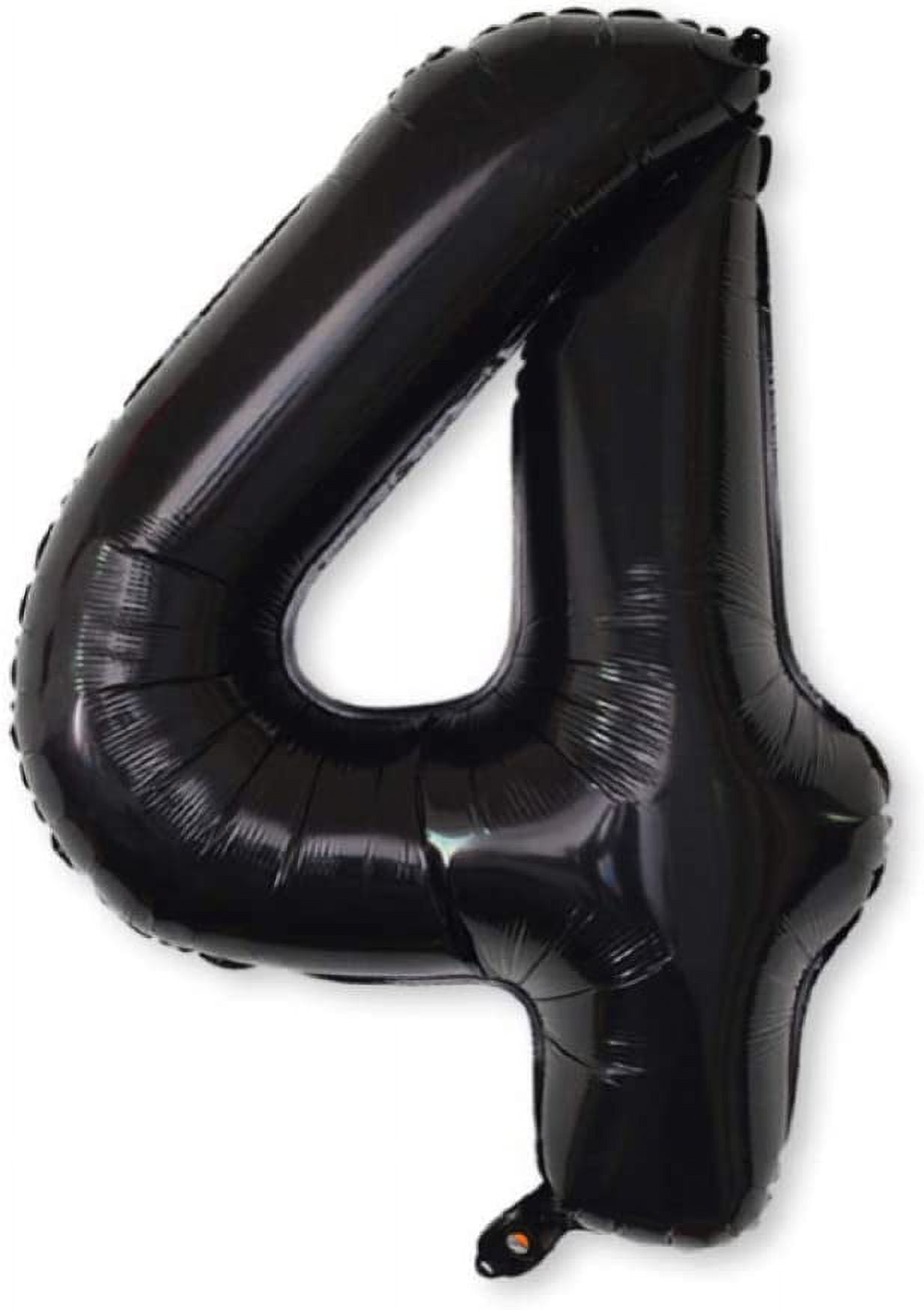 40in Black Foil Number Balloon - Perfect for Celebrations - Walmart.com