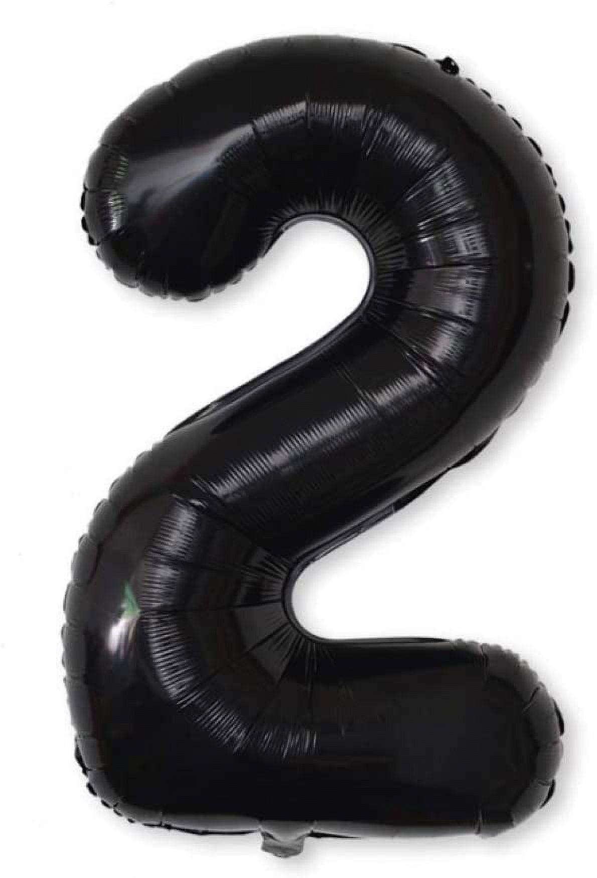 40in Black Foil Number Balloon - Perfect for Celebrations - Walmart.com
