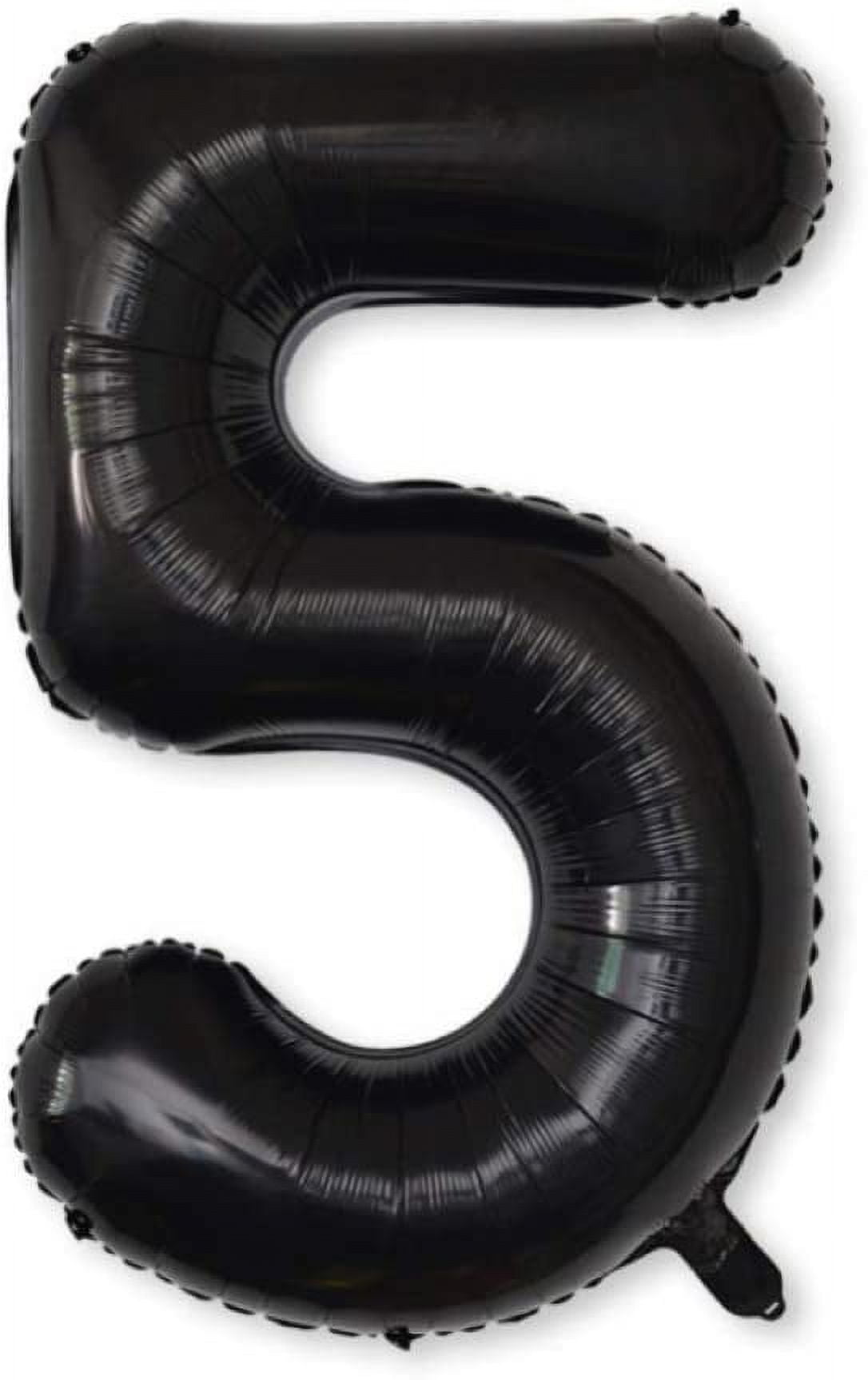 40in Black Foil Number Balloon - Perfect for Celebrations - Walmart.com