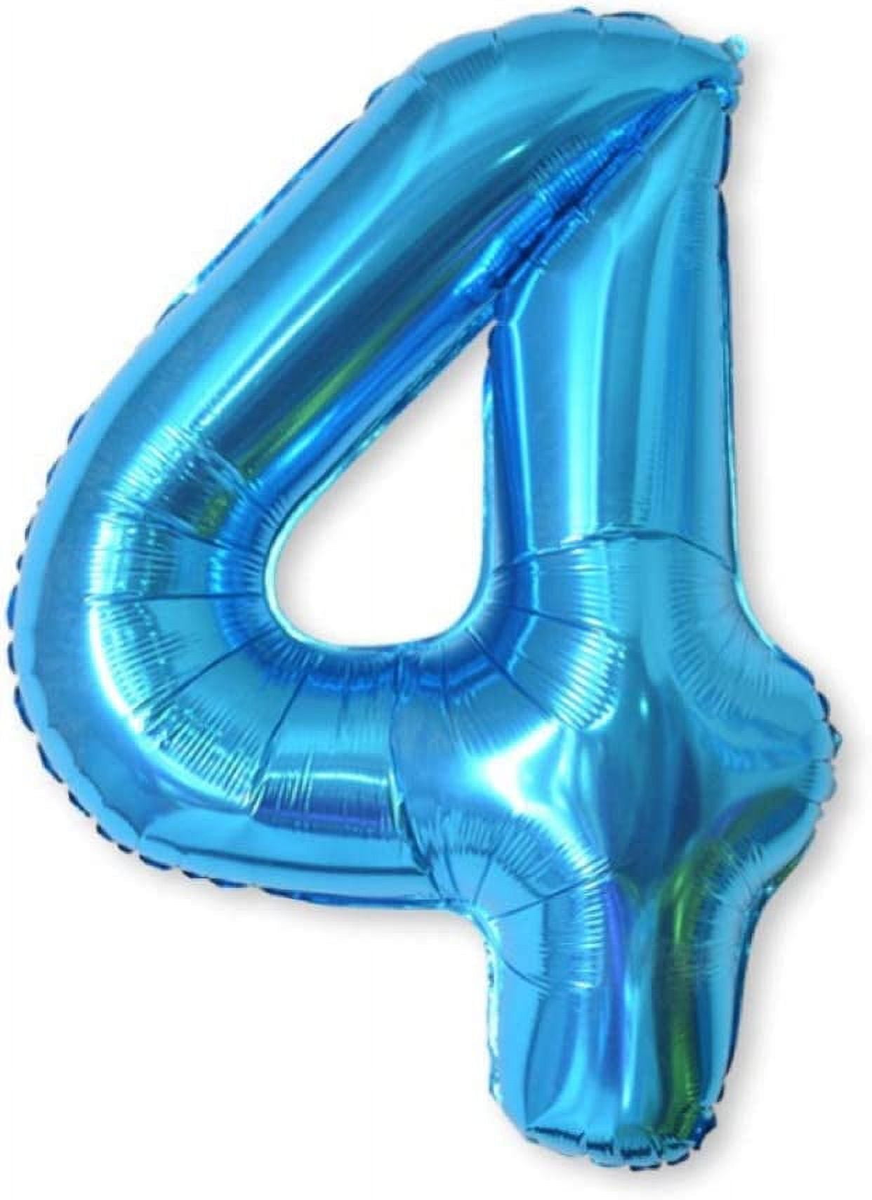 40in Blue Foil Number Balloon - Perfect for Celebrations - Walmart.com