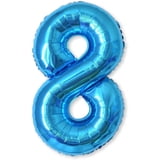 40in Blue Foil Number Balloon - Perfect for Celebrations - Walmart.com