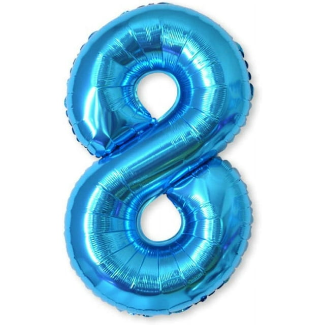 40in Blue Foil Number Balloon - Perfect for Celebrations - Walmart.com