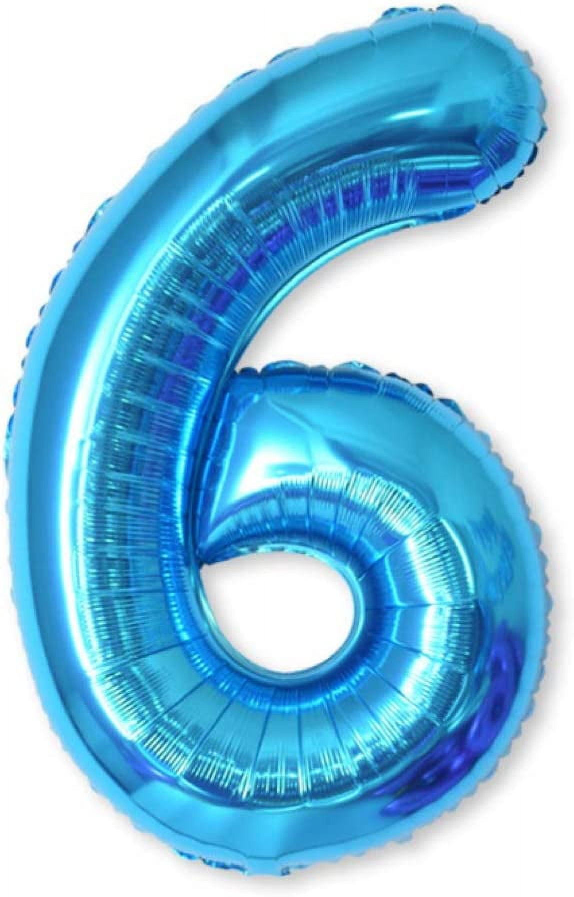 40in Blue Foil Number Balloon - Perfect for Celebrations - Walmart.com
