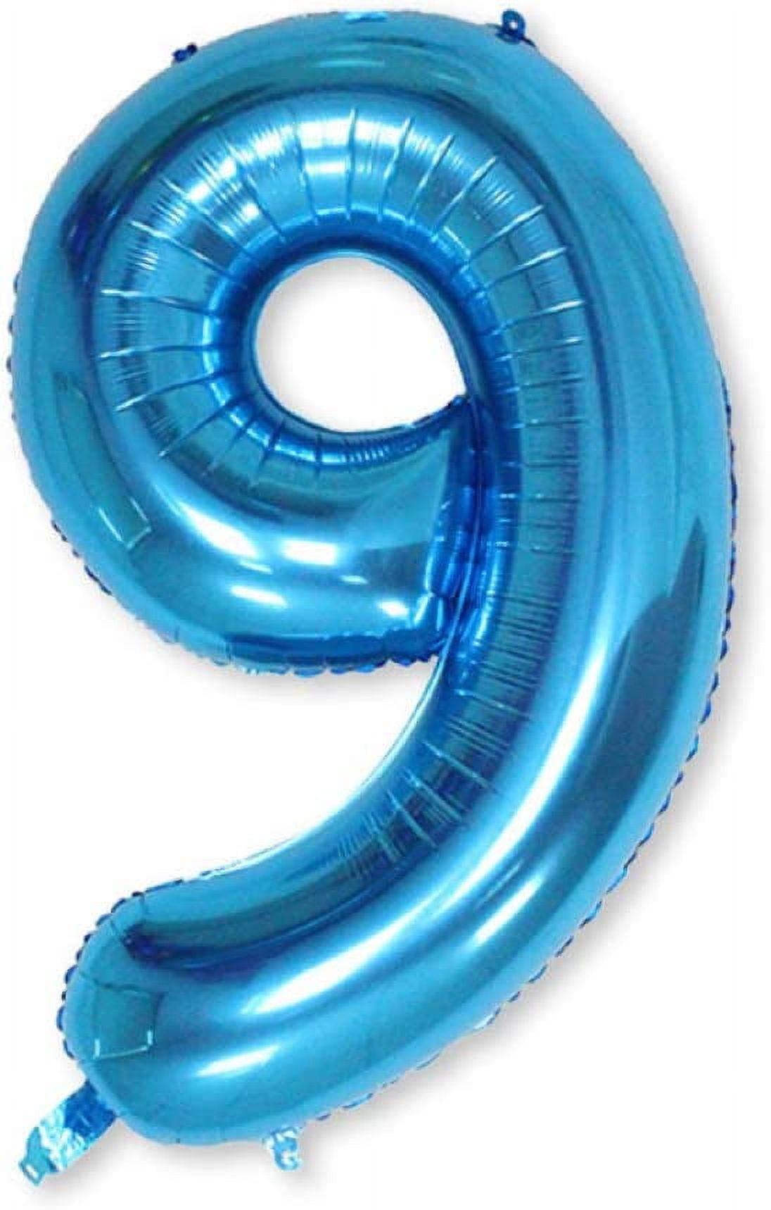 40in Blue Foil Number Balloon - Perfect for Celebrations - Walmart.com
