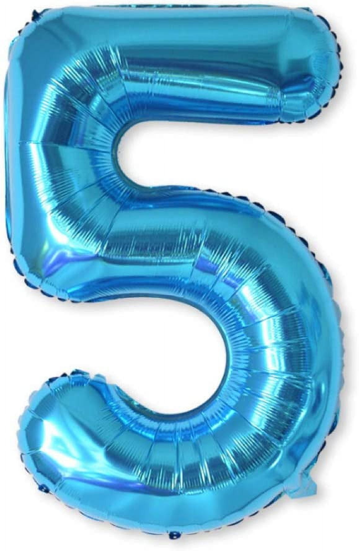 40in Blue Foil Number Balloon - Perfect for Celebrations - Walmart.com