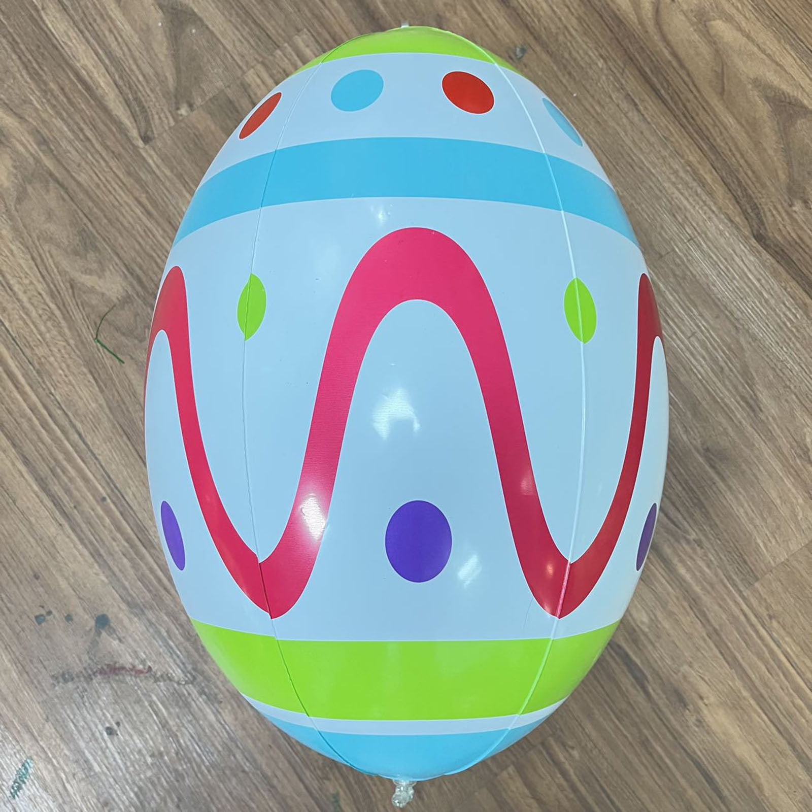 40in Easter Inflatable Ball Outdoor Decorations Weatherproof PVC Yard ...