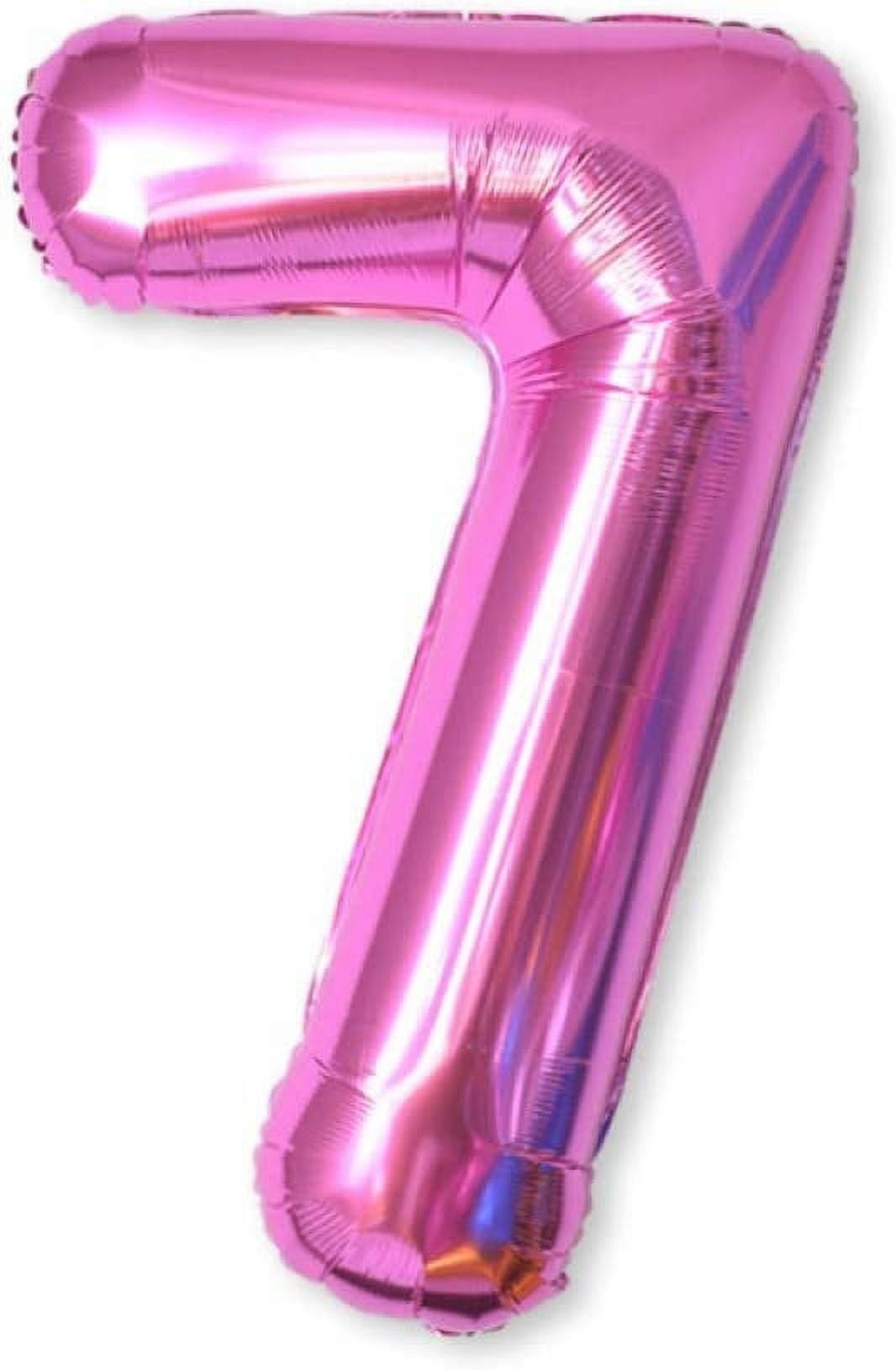40in Pink Foil Number Balloon - Perfect for Celebrations - Walmart.com