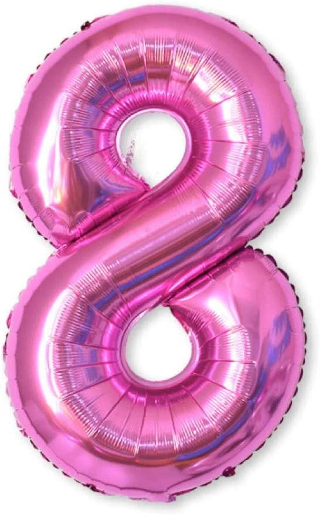 40in Pink Foil Number Balloon - Perfect for Celebrations - Walmart.com