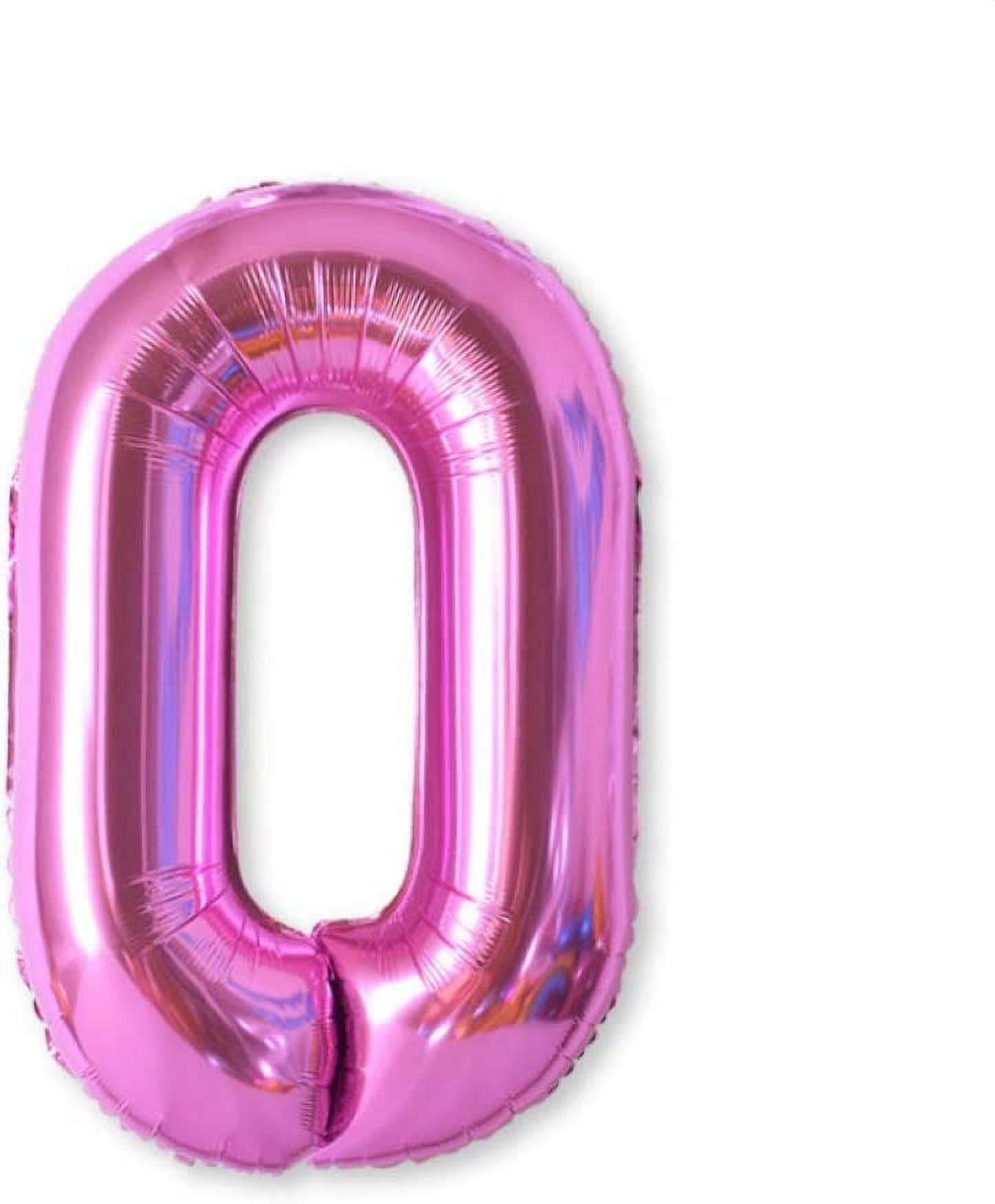 40in Pink Foil Number Balloon - Perfect for Celebrations - Walmart.com
