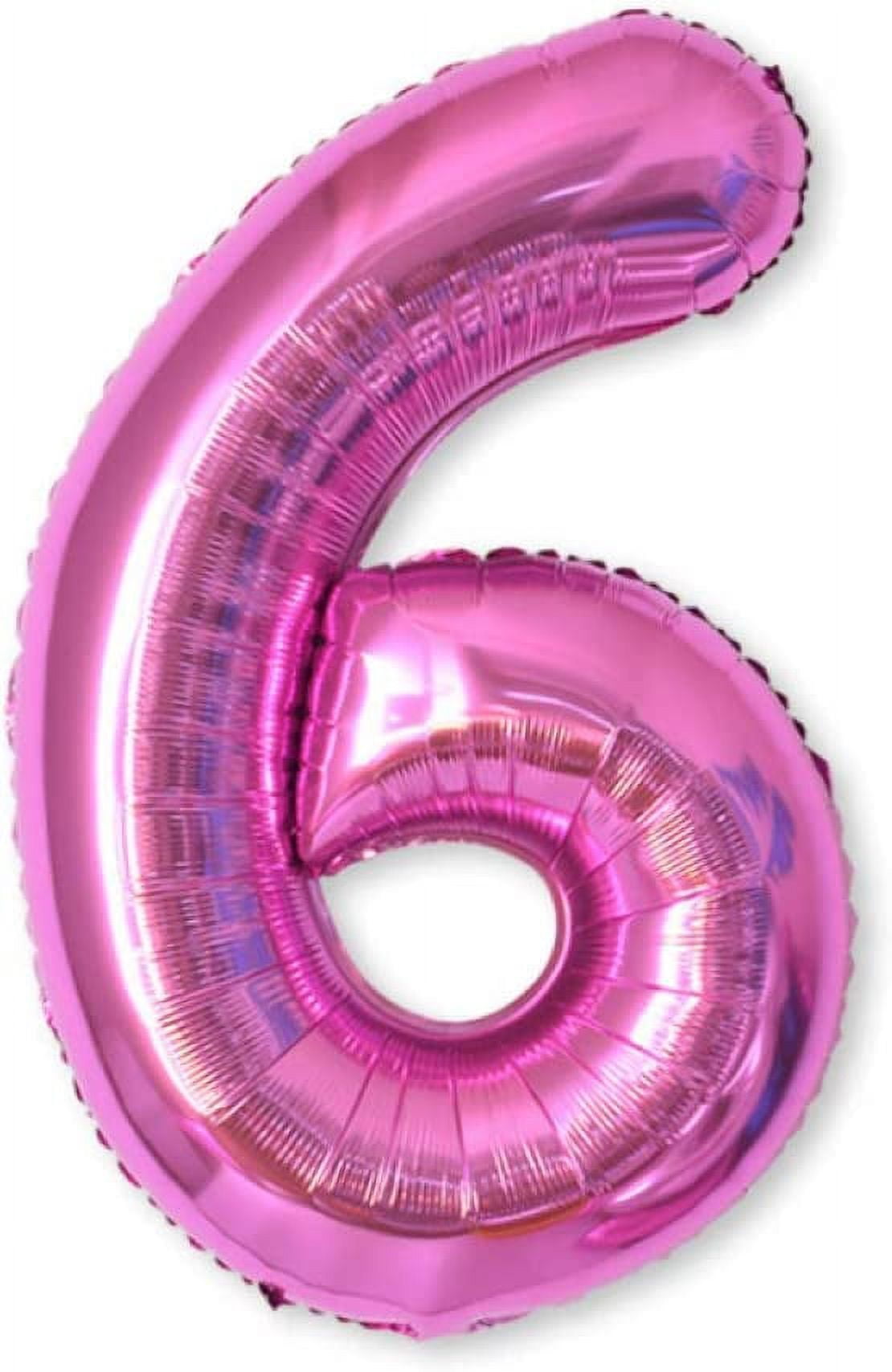 40in Pink Foil Number Balloon - Perfect for Celebrations - Walmart.com