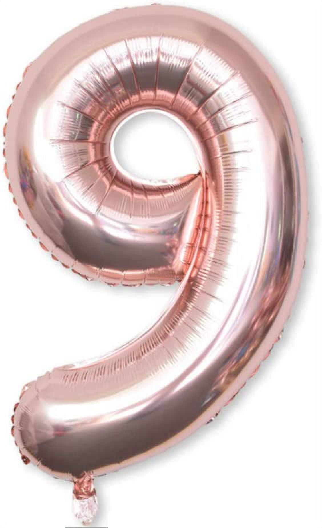 40in Rose Gold Foil Number Balloon - Perfect for Celebrations - Walmart.com