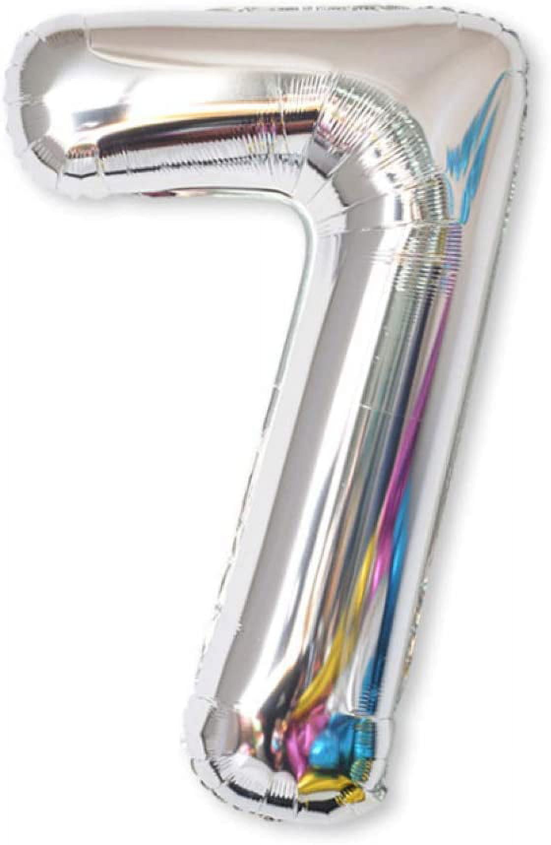 40in Silver Foil Number Balloon - Perfect for Celebrations - Walmart.com