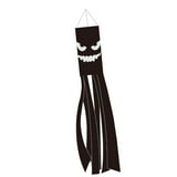 40inch Halloween Ghost Windsocks Flag, Black Halloween Outdoor Hanging ...