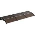 40inx120in Door Awning Canopy Polycarbonate Window Awning Exterior with ...