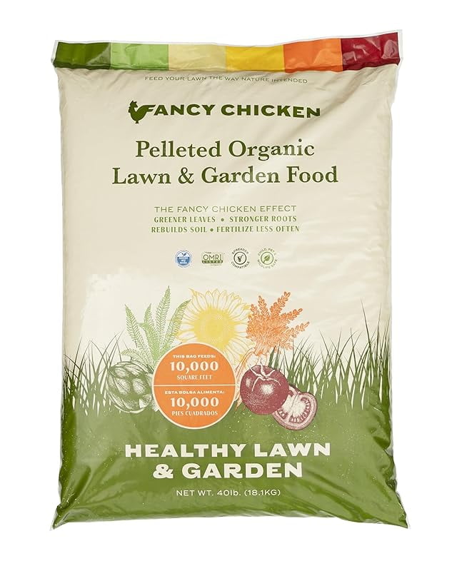 40lb All-Purpose Organic Lawn & Garden Food, 100% Dried Pelleted ...