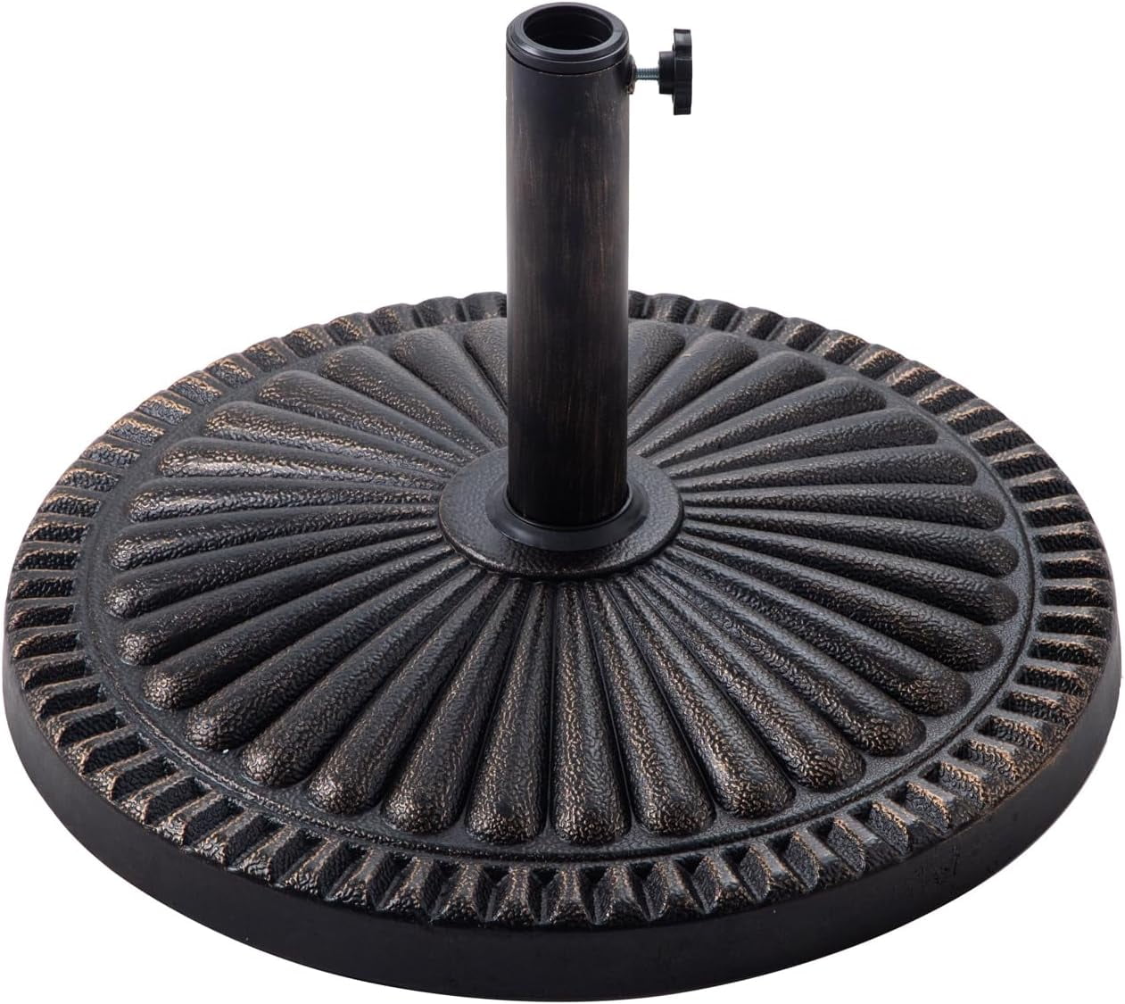 40lb Round Base Stand Weight for Patio Market Table Umbrella Outdoor ...