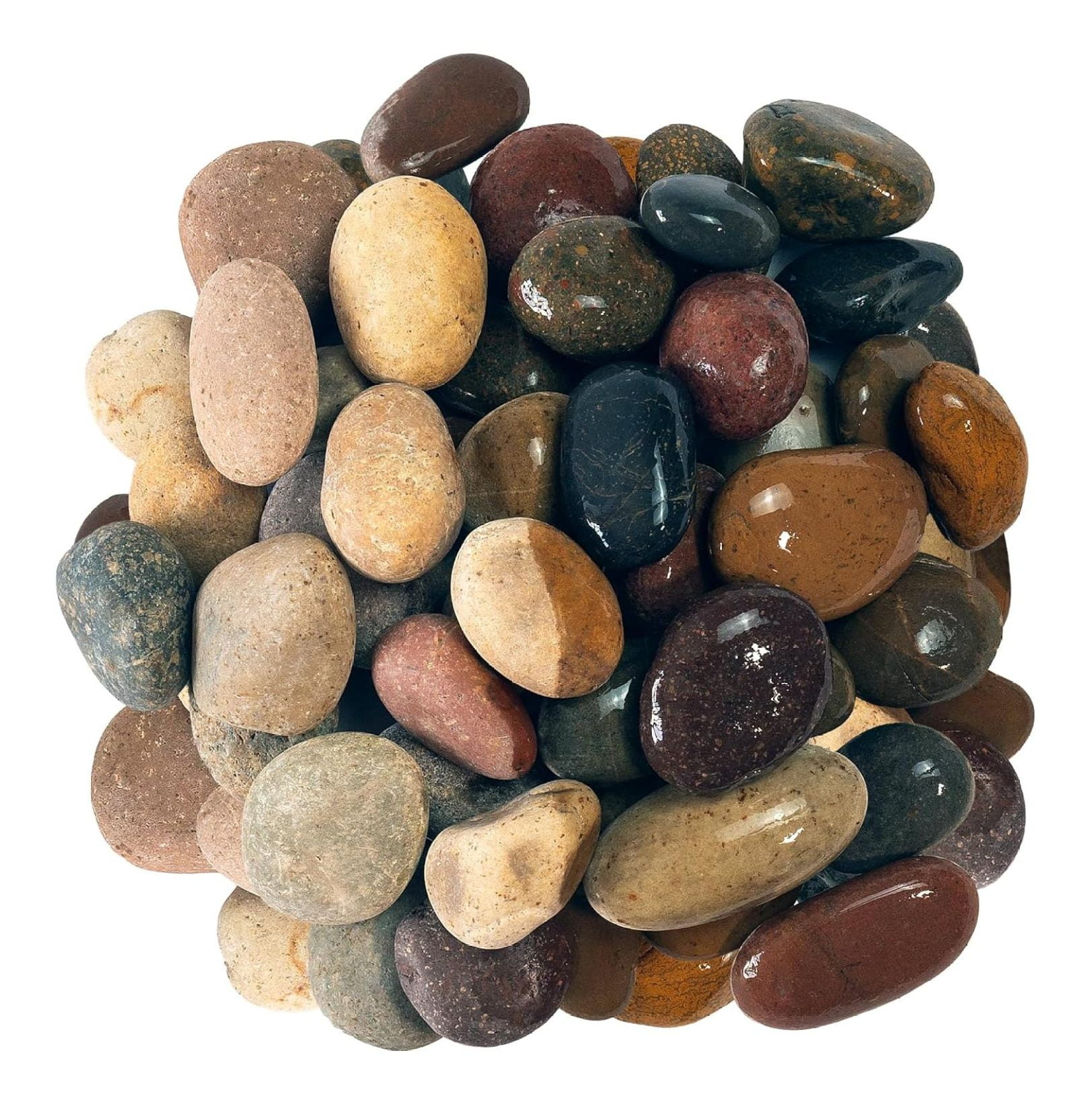 40lbs Large River Rocks for Landscaping, 3-4 Inch Natural Unpolished ...