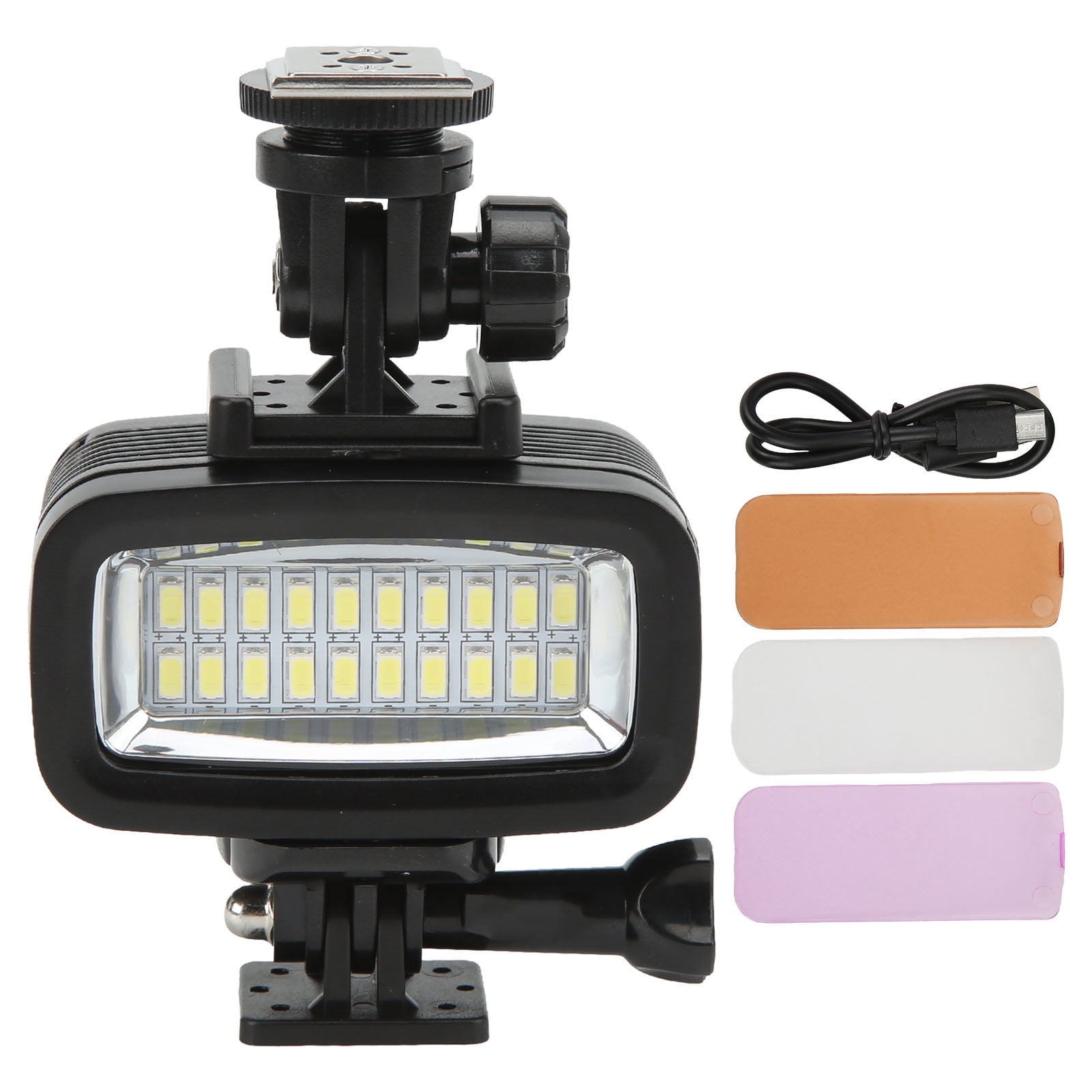 40m Underwater Video Fill Night Light IPX8 Waterprooof Dive Light for ...
