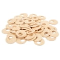 40mm DIY Wooden Earring Blanks - Hollow Round Unfinished Wood Jewelry ...