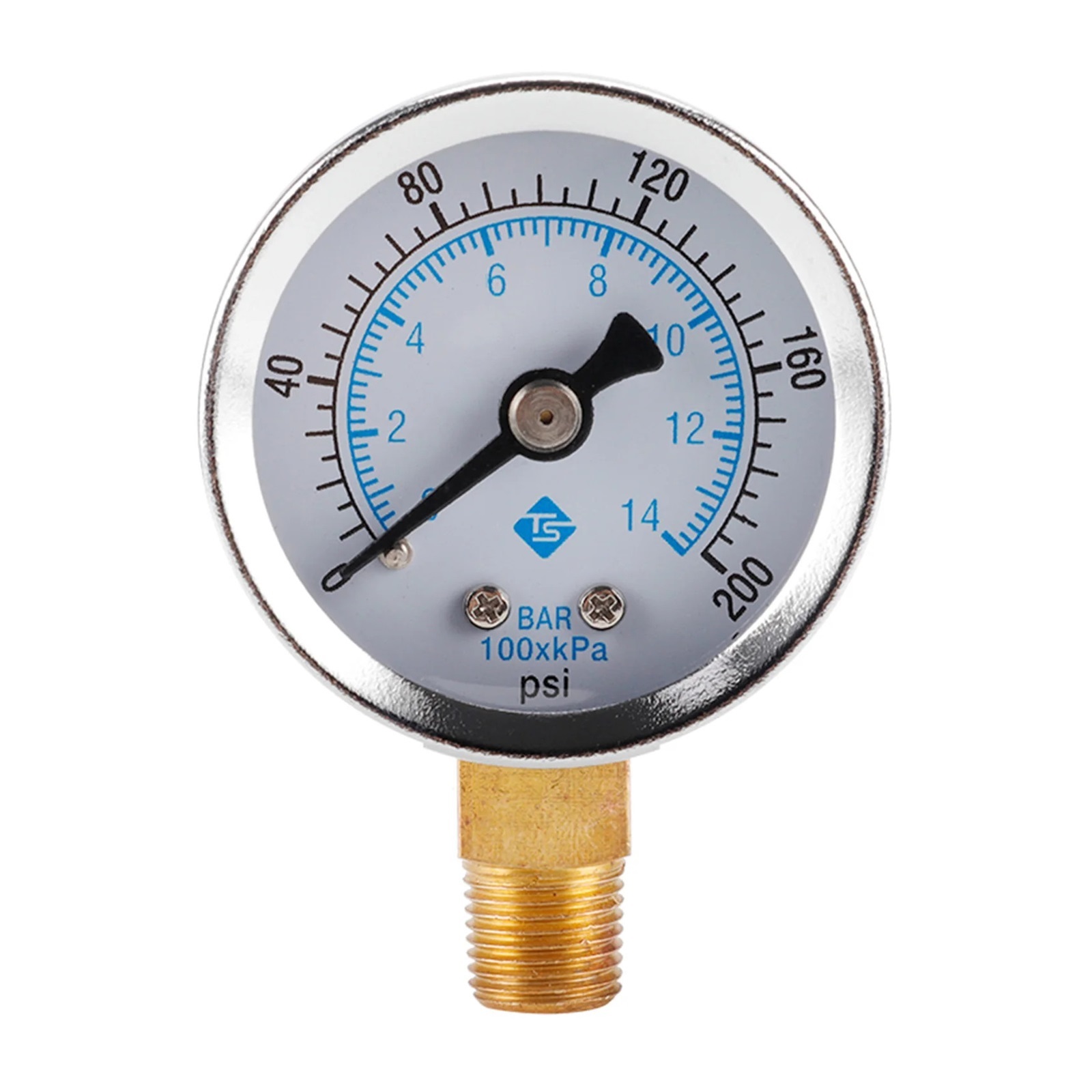40mm Dial Vacuum Barometer Radial 1/8in NPT Oil Pressure Meter ...