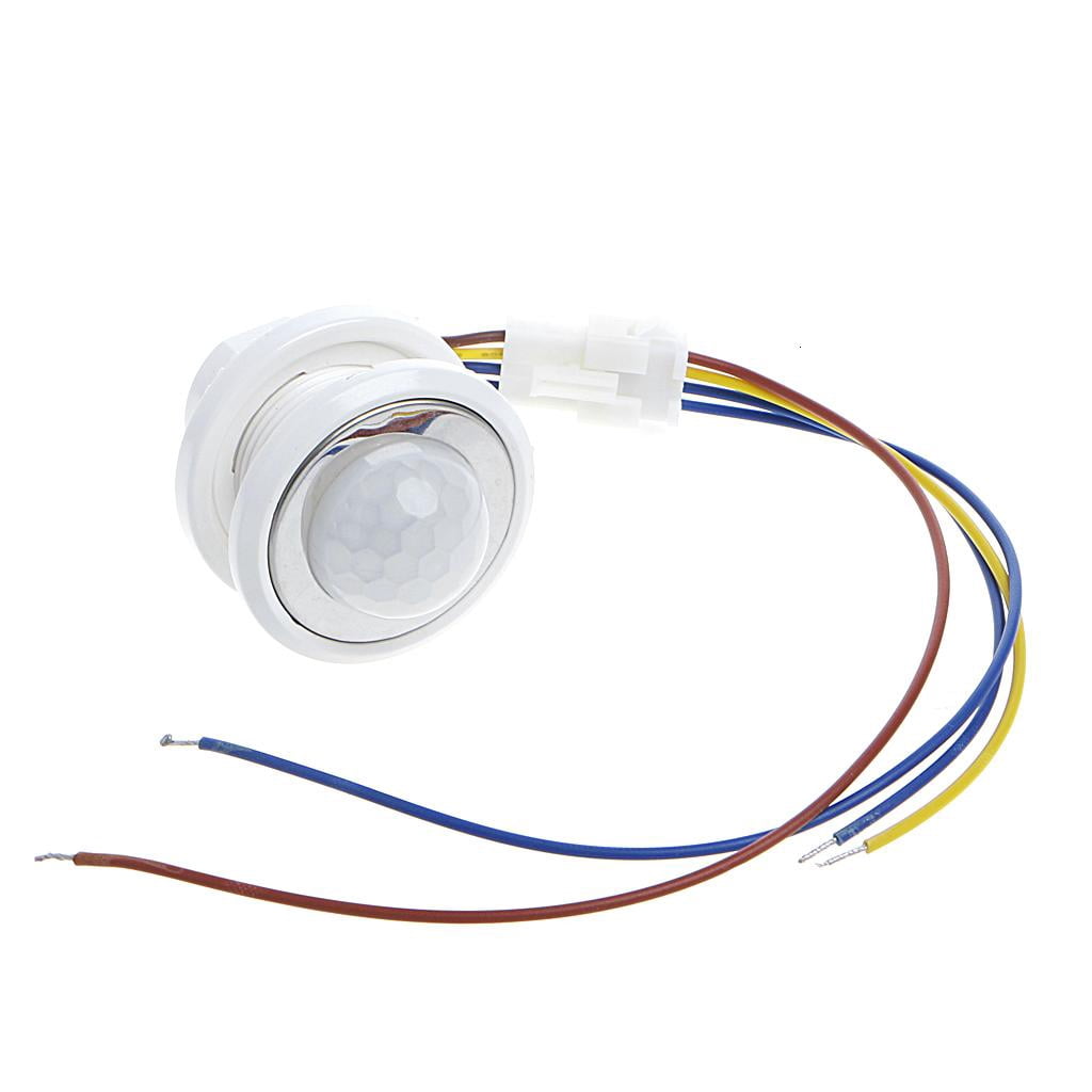 40mm LED PIR Detector Infrared Motion Sensor Switch with for Time Delay Adjustab - Walmart.com