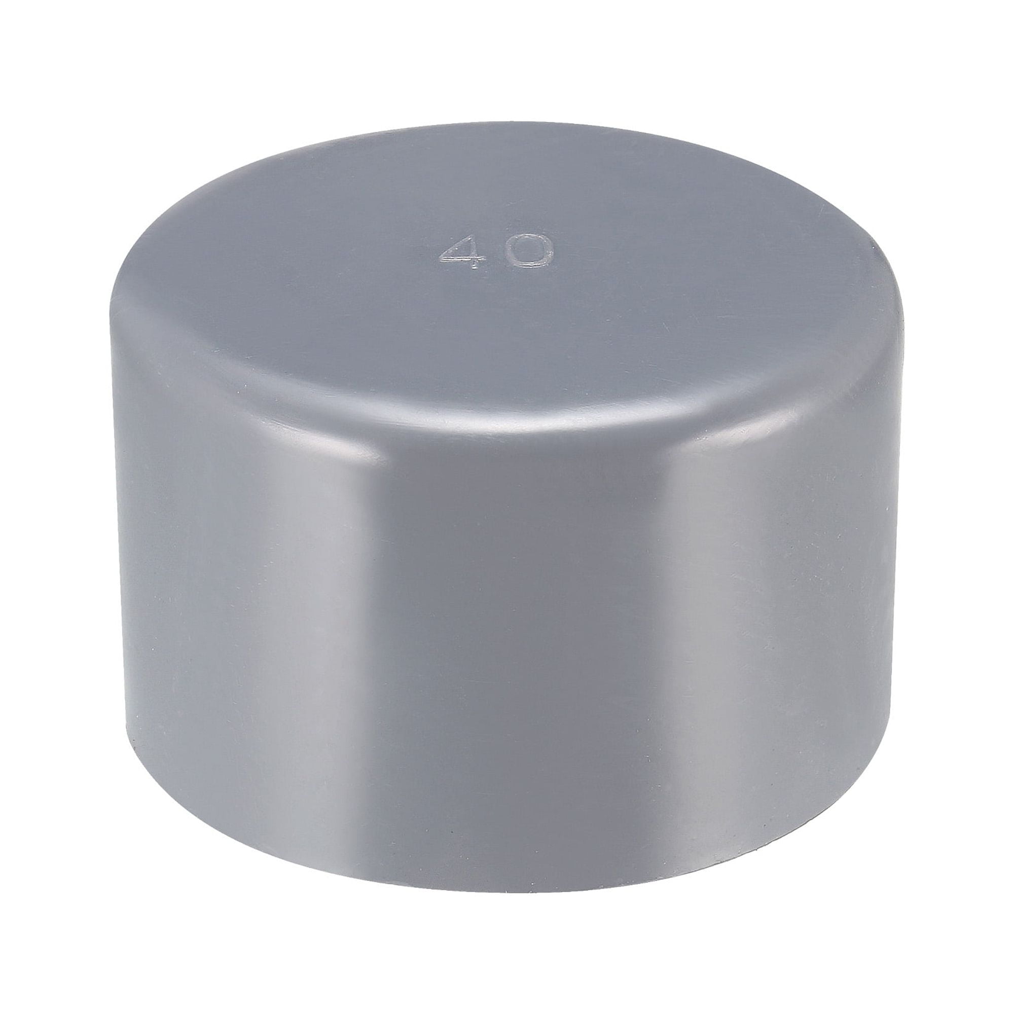 40mm PVC Pipe Cap Fitting, Slip End Caps DWV(Drain Waste Vent) Gray 2 ...