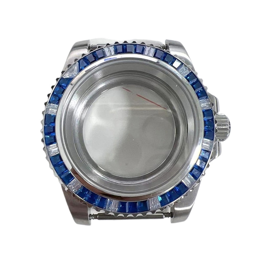 40mm See-through Case Crystal Case 316 Sapphire Steel Watch Case Fit ...