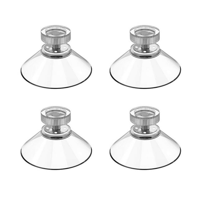 4/8pcs Thumb Screw Clear Suction Cups PVC Suckers Thread Plastic Nut ...