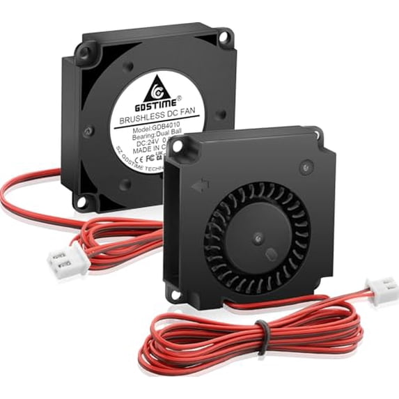 40mm x 10mm 4010 Blower Fan 24V Dual Ball Bearing, Ender 3 Upgrade 24 ...