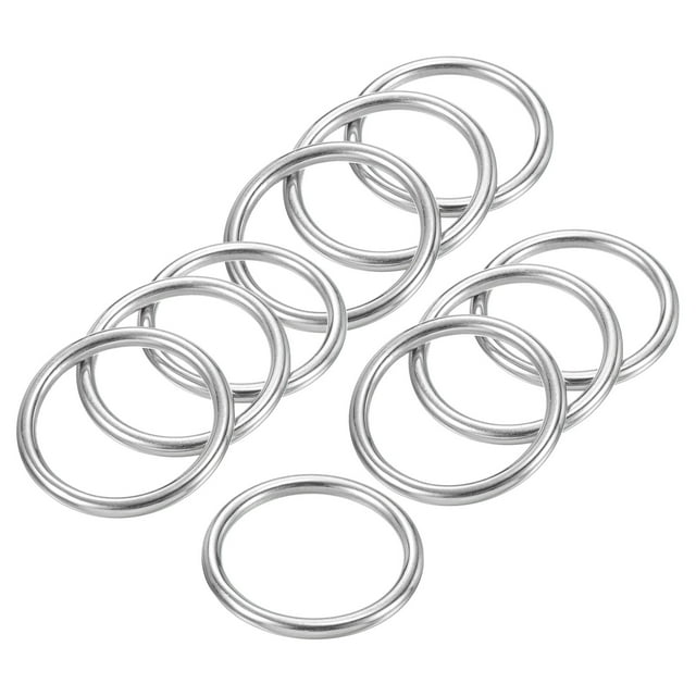 40mmx50mm Dia 304 Stainless Steel O Ring Seamless Welded O-Ring for DIY ...