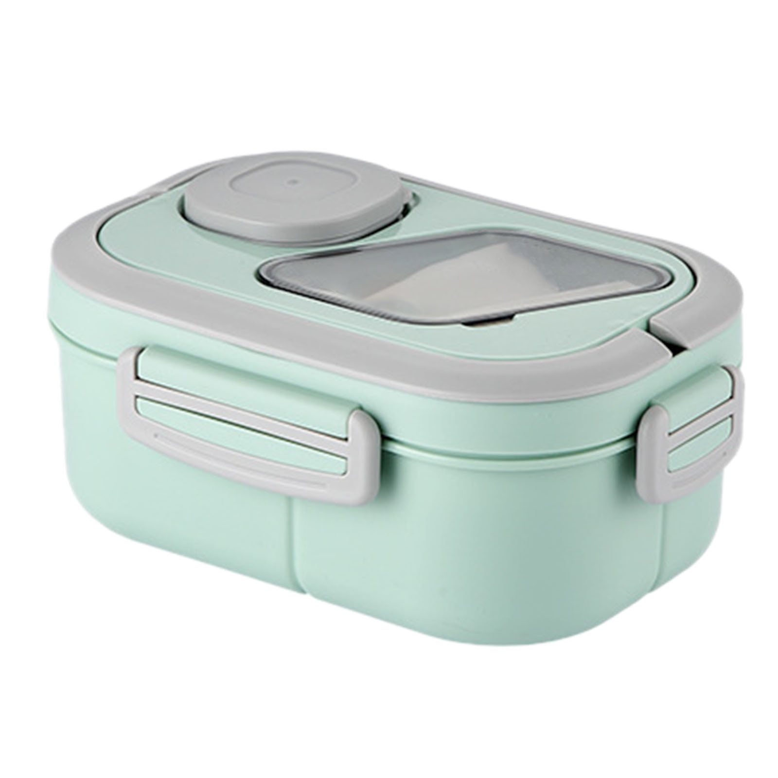 40oz Adult Bento Bo X With Multiple Compartments Food Grade PP Built In ...