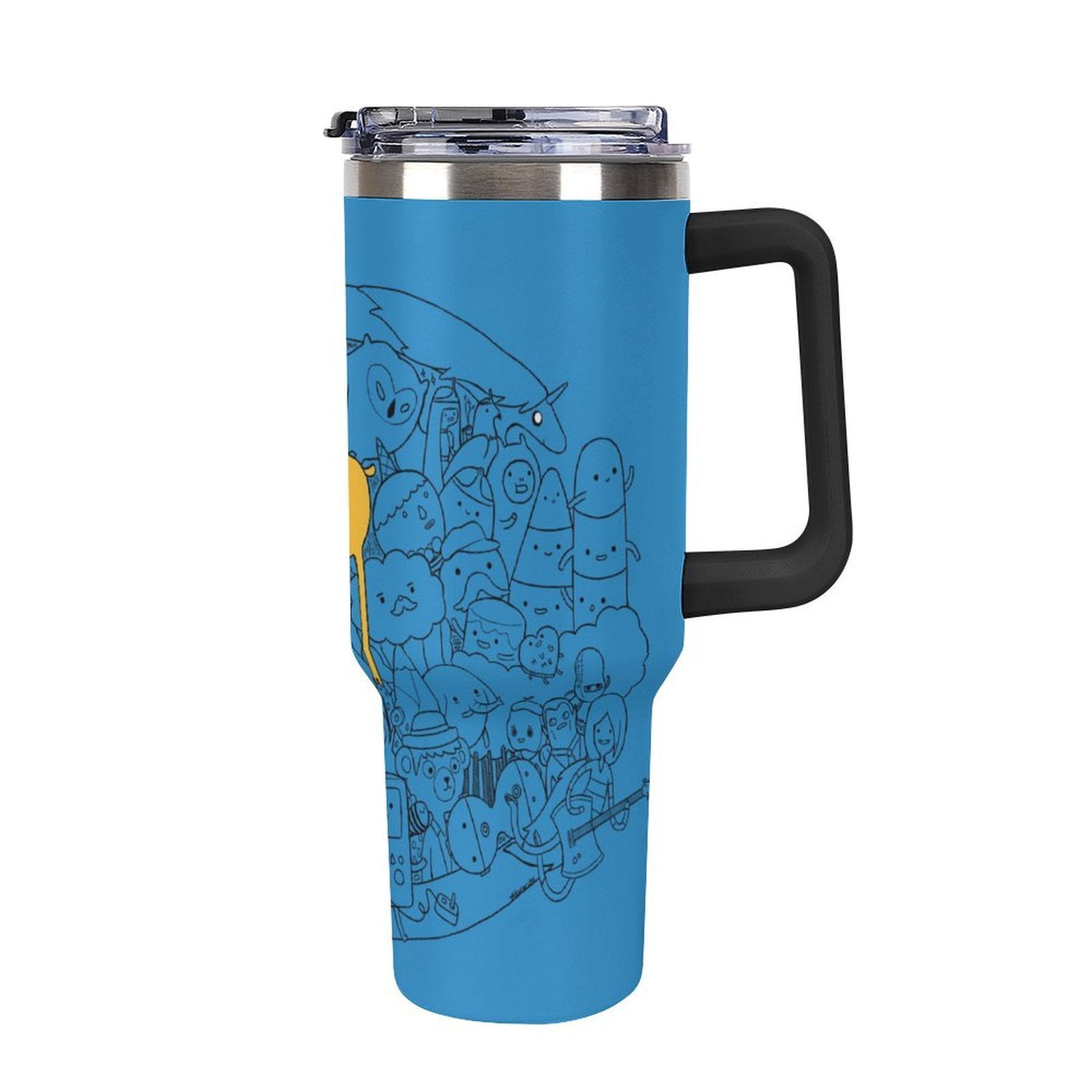 40oz Adventure Cartoon Time Insulated Tumbler With Lid and Straws ...