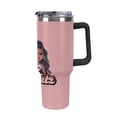 40oz Brat-Z0 Insulated Tumbler With Lid and Straws Stainless Steel ...