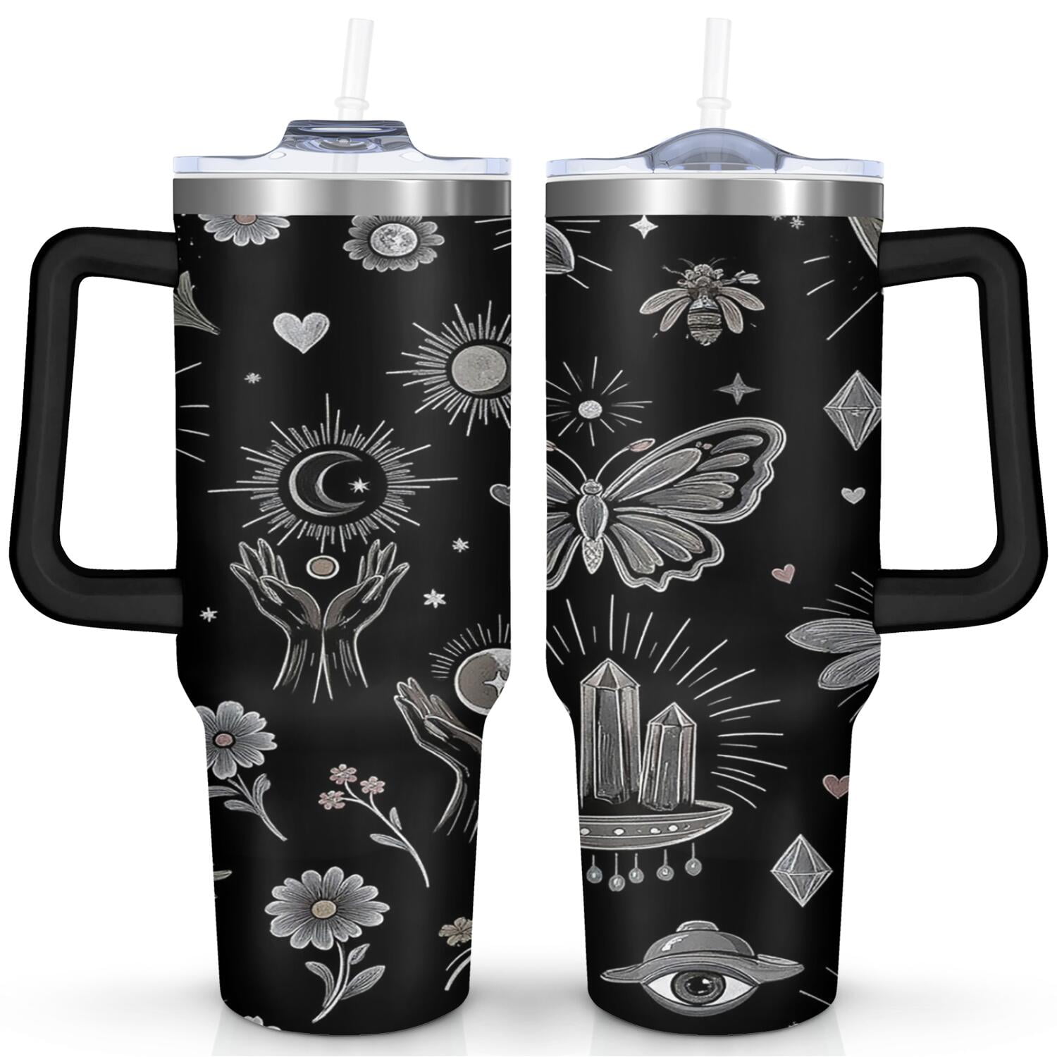 40oz Celestial Tumbler - BPA-Free Stainless Steel Vacuum Insulated ...