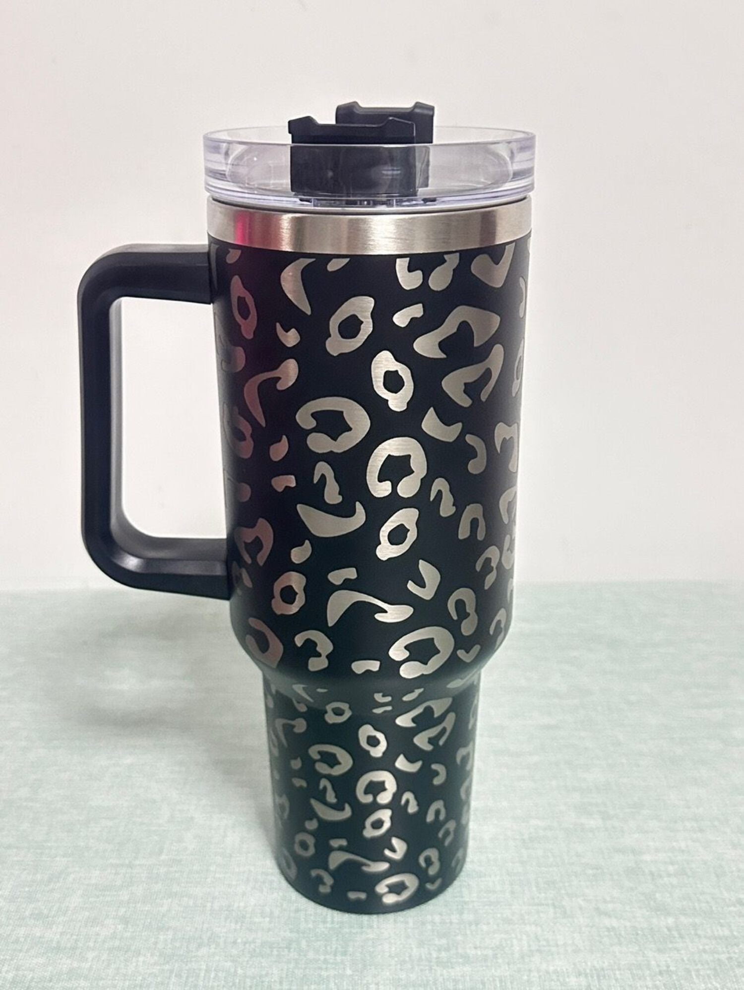 40oz Cheetah Leopard Laser Etched Stainless Tumbler - Walmart.com