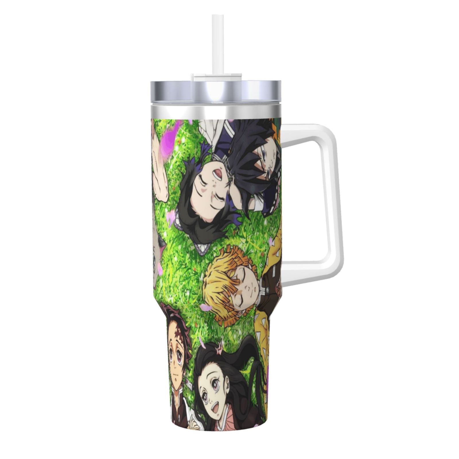 40oz Demon Slayer Ice Bully With Handl Large Capacity Double Wall ...
