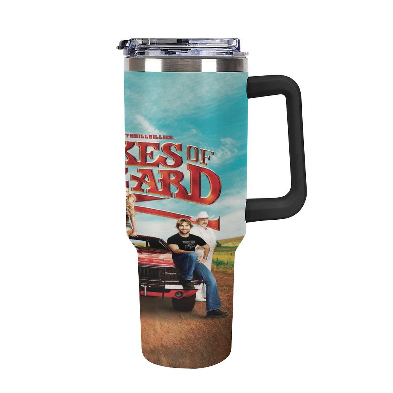 40oz Dukes Haz-zard Insulated Tumbler with Lid and Handle 40oz ...
