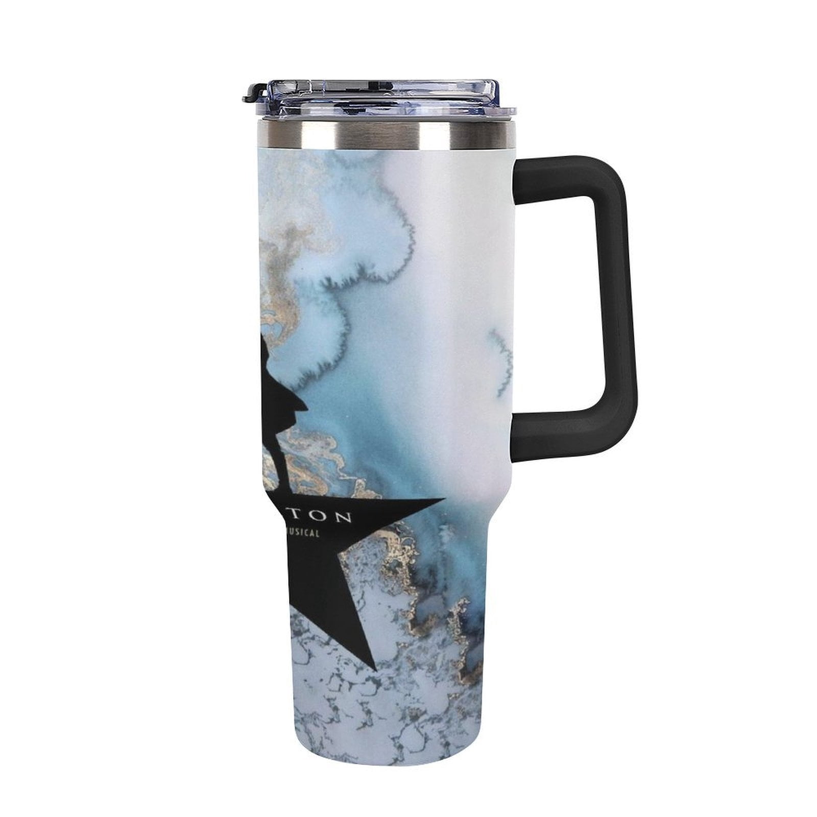 40oz Hamil-,ton Star Music0l Insulated Tumbler With Lid and Straws ...