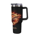 40oz Hunger Movie Game Insulated Tumbler With Lid and Straws Stainless ...