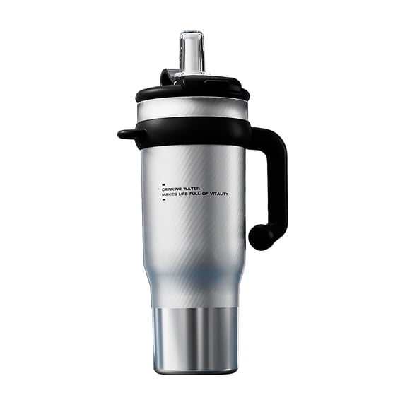 40oz Insulated Tumbler with Handle Stainless Steel Vacuum Travel Cup ...