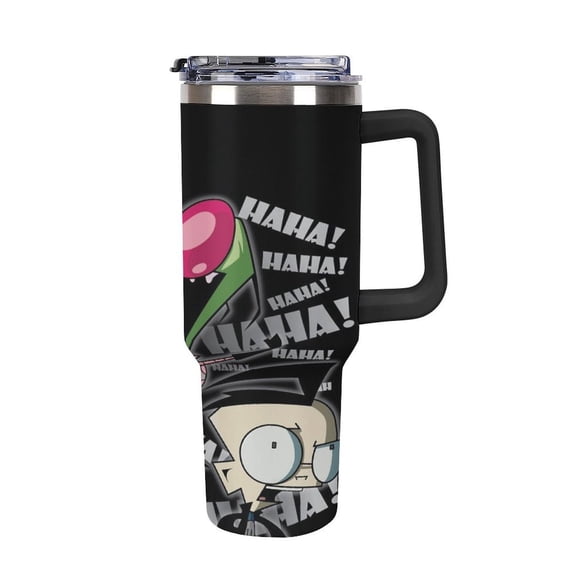 40oz Inva-der Monster Z1m Gir Insulated Tumbler With Lid and Straws ...