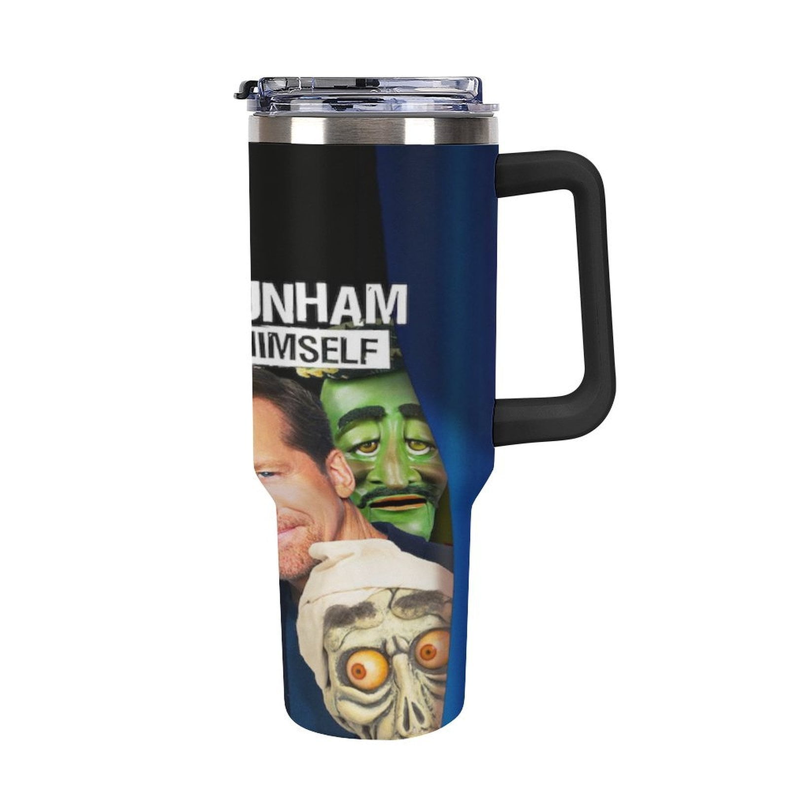 40oz Jeff Retro Dun-haw Insulated Tumbler With Lid and Straws Stainless ...