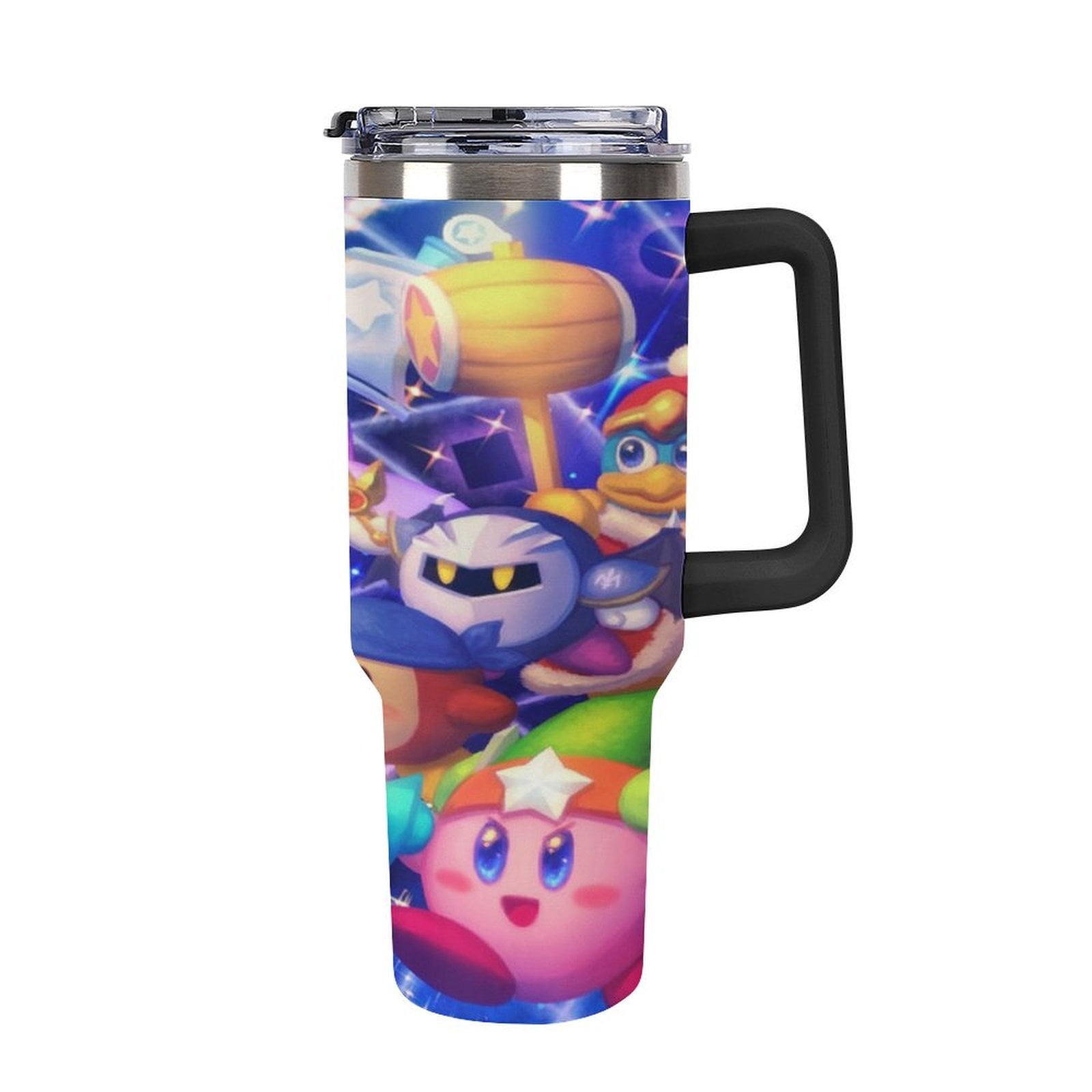 40oz Kir-,by0 Insulated Tumbler With Lid and Straws Stainless Steel ...
