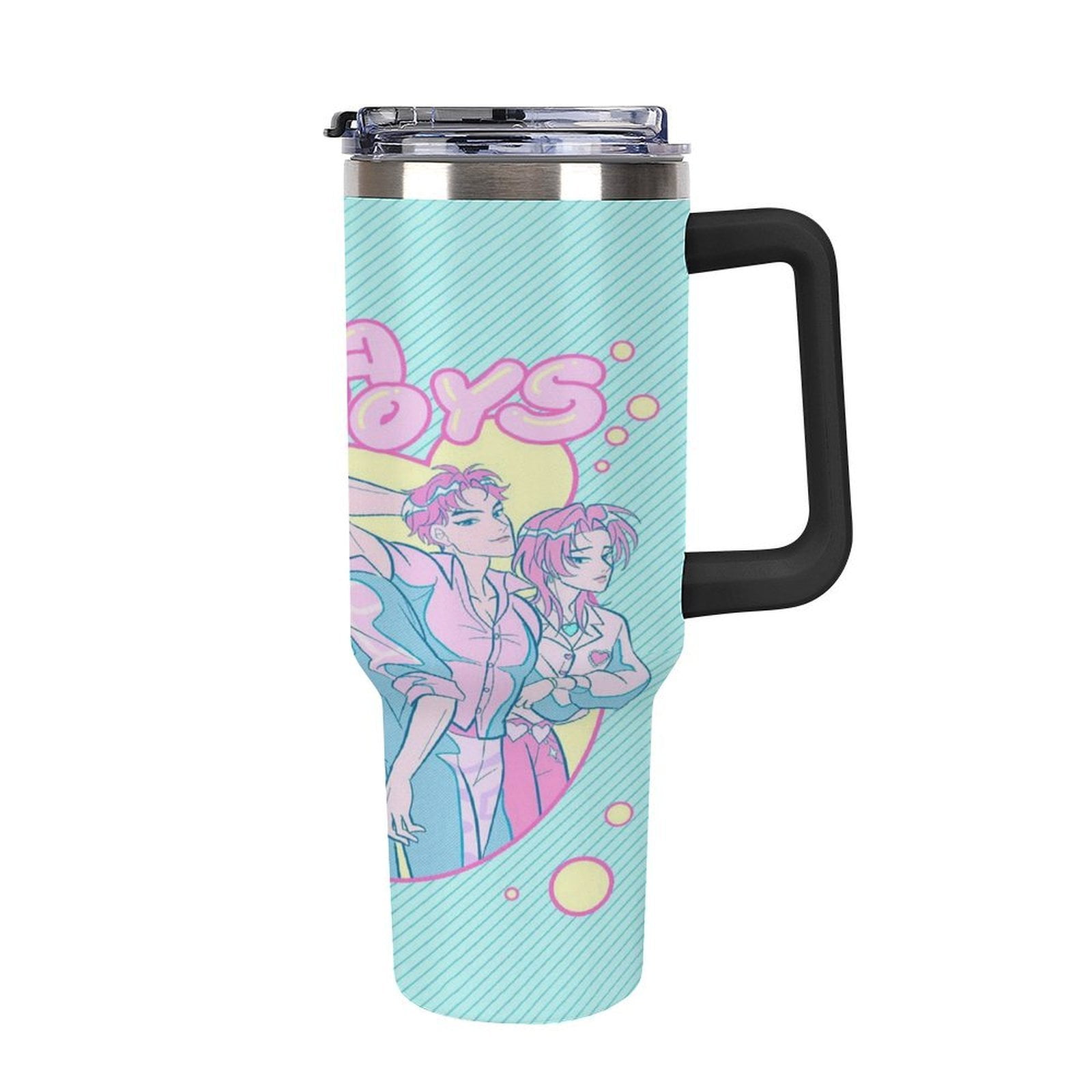 40oz Kpo-p Demon Hun-ter Tumbler Stainless Steel Tumbler with Handle ...