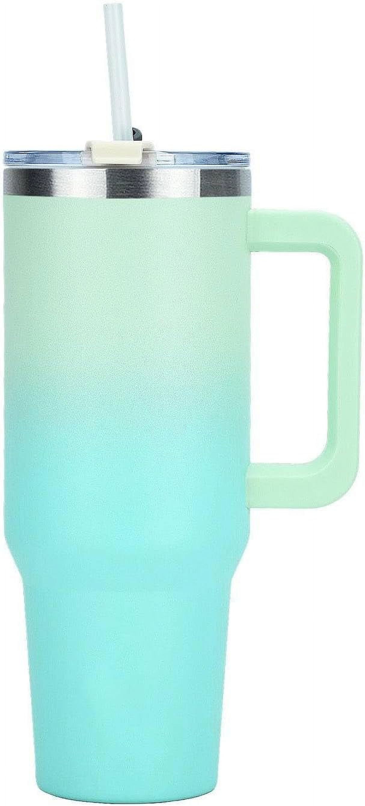 40oz Large ice Cup, 304 Stainless Steel Thermos Cup, Large Capacity Car ...